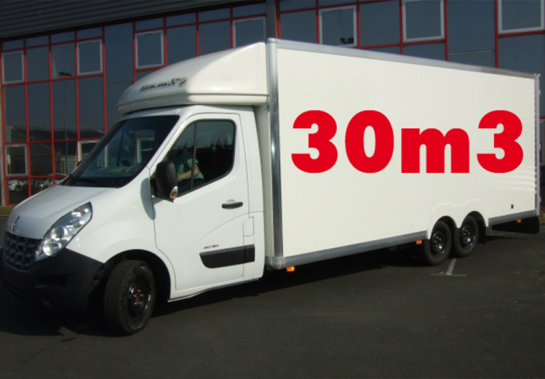 Location utilitaire 30m3 chargement bas Master